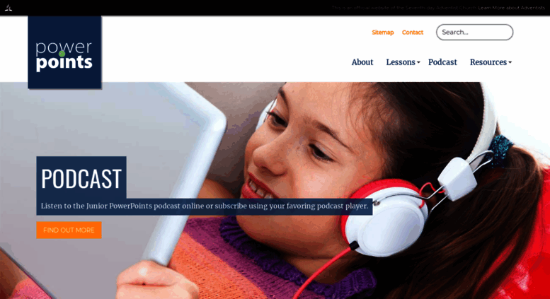 Access juniorpowerpoints.org. Junior PowerPoints | Home