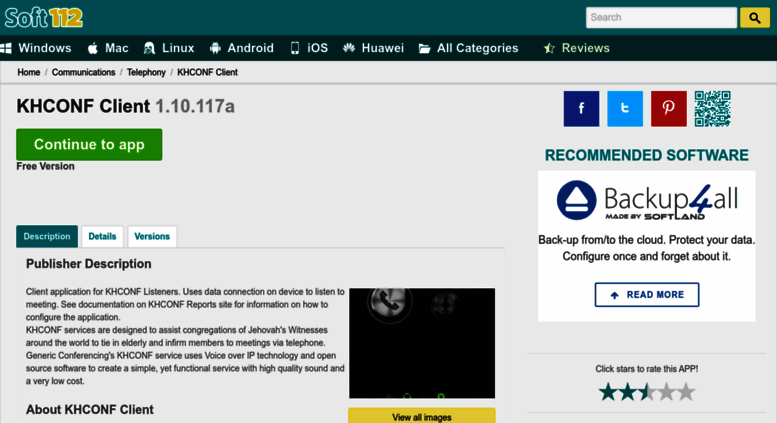 Access khconf-client.soft112.com. KHCONF Client 1.0.75a Free Download