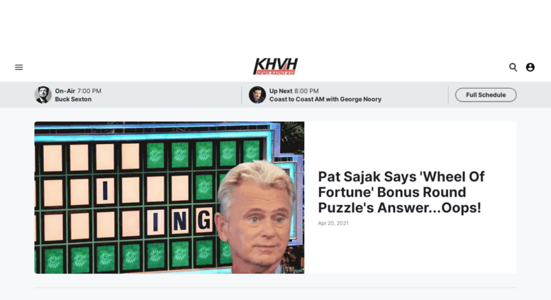 Access khvhradio.com. NewsRadio 830 KHVH - Hawaii's News Leader