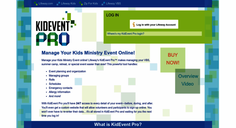Access kideventpro.lifeway.com.