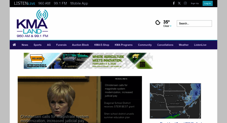 Access kmaland.com. kmaland.com | KMA Radio | News, sports and funerals ...