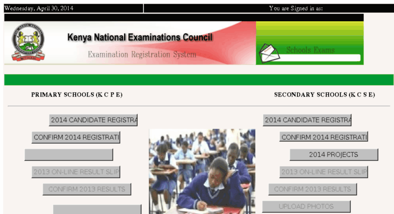 Access knec-registration.ac.ke. THE KENYA NATIONAL EXAMINATIONS COUNCIL