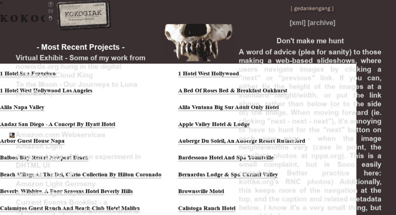Access kokogiak.com. K O K O G I A K