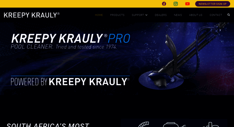 Access kreepykrauly.co.za. Kreepy Krauly – Pool Cleaning Products ...