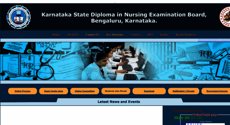 Access ksdneb.org. Karnataka State Diploma in Nursing Examination Board