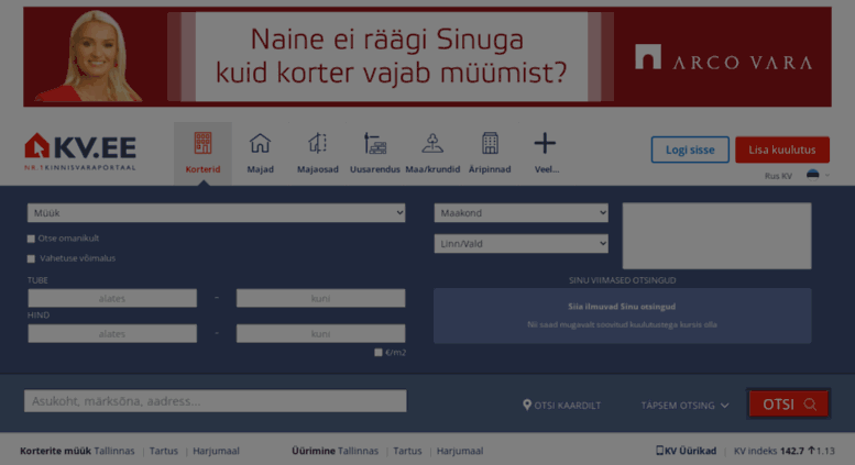 Access kv.ee. Kinnisvara KV.EE - Kinnisvara pakkumised - korterid majad ...