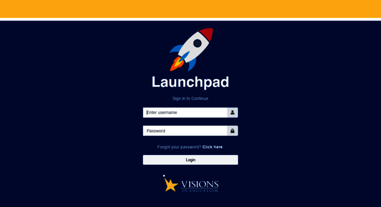 Access launchpad.viedu.org. Launchpad - Please Login