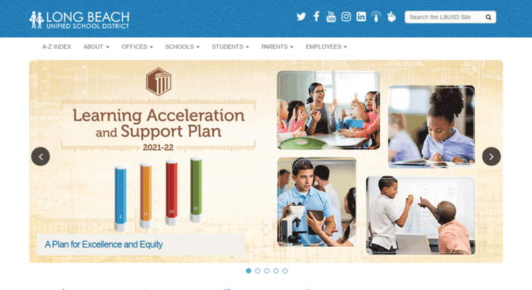 Access lbusd.k12.ca.us. Long Beach Unified School District