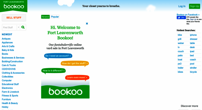 Access leavenworth.bookoo.com. Fort Leavenworth bookoo - Buy and sell ...