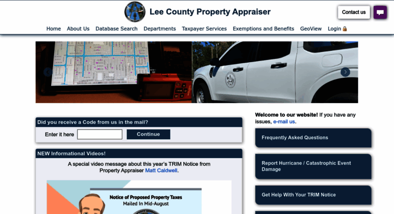 Access leepa.org. Lee County Property Line