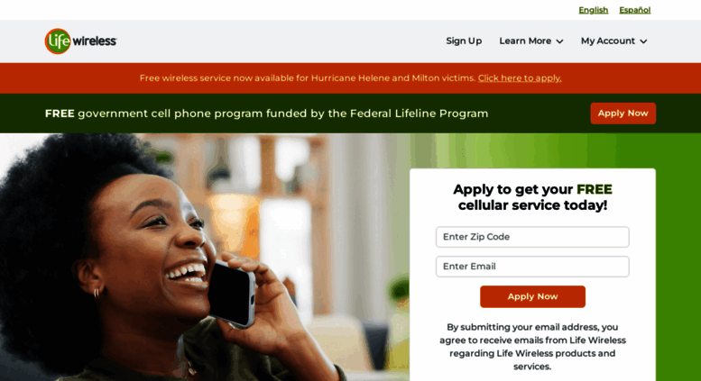 Access lifewireless.com. Apply Now Free Government Cell Phone Lifeline ...