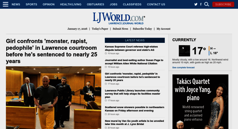 Access ljworld.com. News, Sports, Jobs - Lawrence Journal-World: news ...