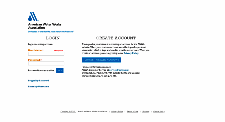 Access login.awwa.org. Login - American Water Works Association
