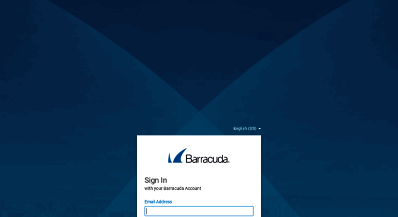 Access login.barracudanetworks.com. Sign In :: Barracuda Networks