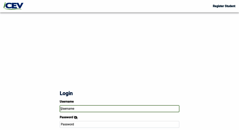 Access login.icevonline.com. My iCEV | Login