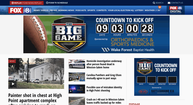 Access login.myfox8.com. myfox8.com | News, Weather, Sports and more ...