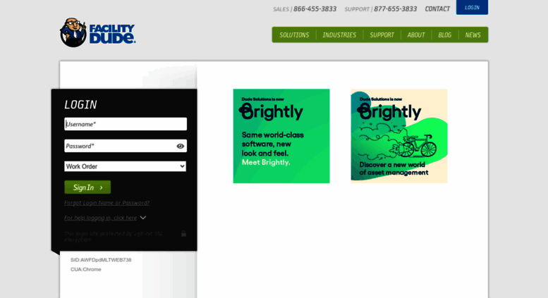 Access login2.facilitydude.com. Login | FacilityDude