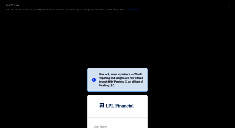 Access lpl.mainaccount.com. Login