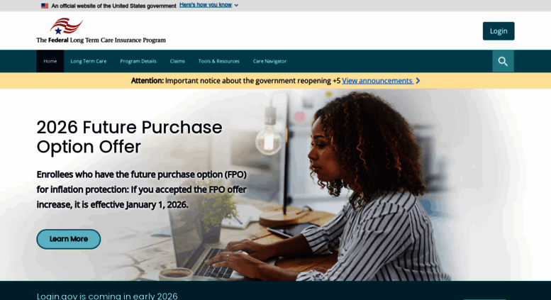 Access ltcfeds.com. LTCFEDS | The Federal Long Term Care Insurance ...