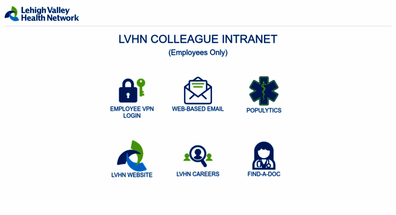 Access lvh.com. LVHN INTRANET