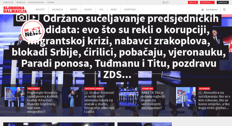Access m.slobodnadalmacija.hr. Slobodna Dalmacija - Najveće dnevne ...