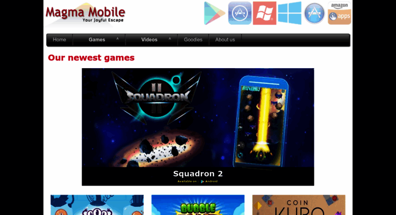 Access magmamobile.com. Magma Mobile - Your joyful escape. Games for ...