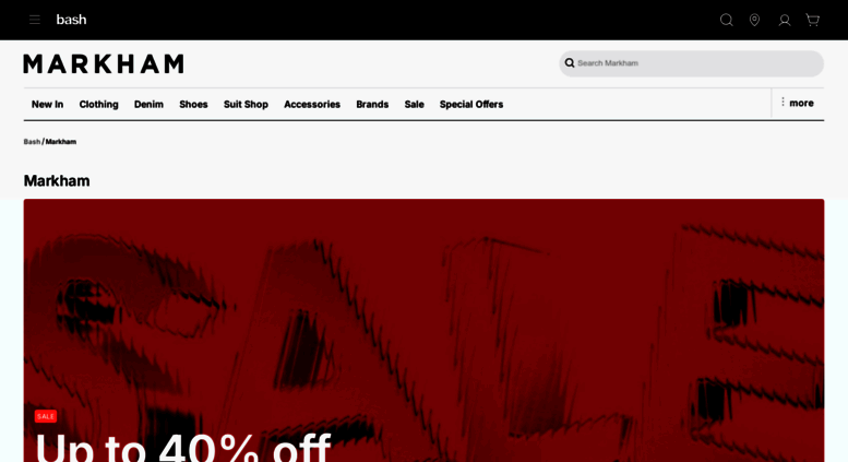 Access markham.co.za. Mens Clothing, Denim, Shoes and Fashion Online ...