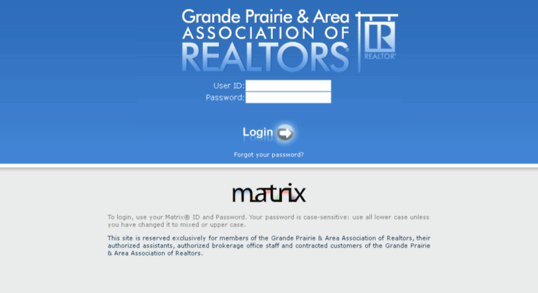 Access matrix.gpreb.com. Matrix Login