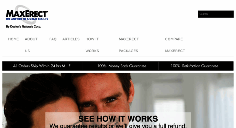 Access maxerect.com. Doctor's Naturals Corp.