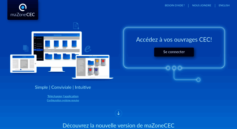 Access mazonecec.com. Connexion
