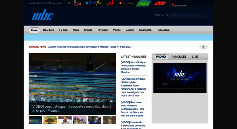 Access mbc.intnet.mu. Mauritius Broadcasting Corporation | Inform ...