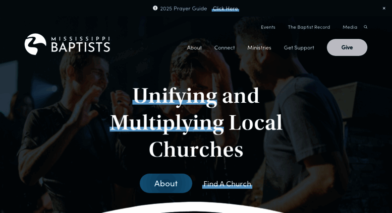 Access mbcb.org. Home - Mississippi Baptist Convention Board