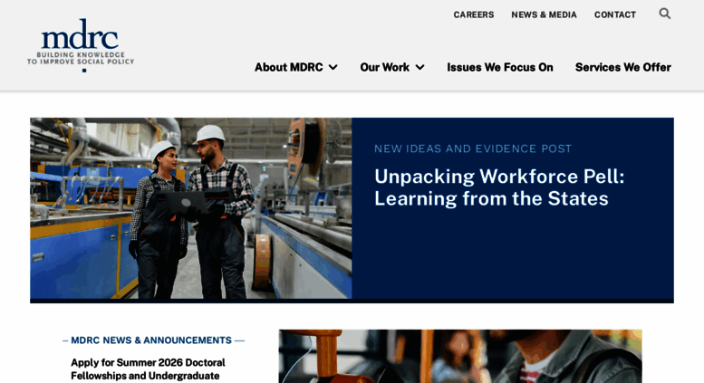 Access mdrc.org. MDRC | Building knowledge to improve social policy