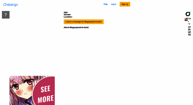 Access megaupload-is-back.chatango.com. !! MEGA DL