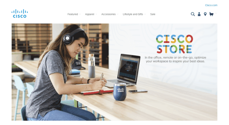 Access merchandise-store.cisco.com. Cisco Store USA