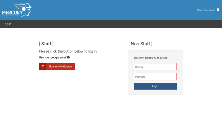 Access mercury.ng. :: Mercury :: Login