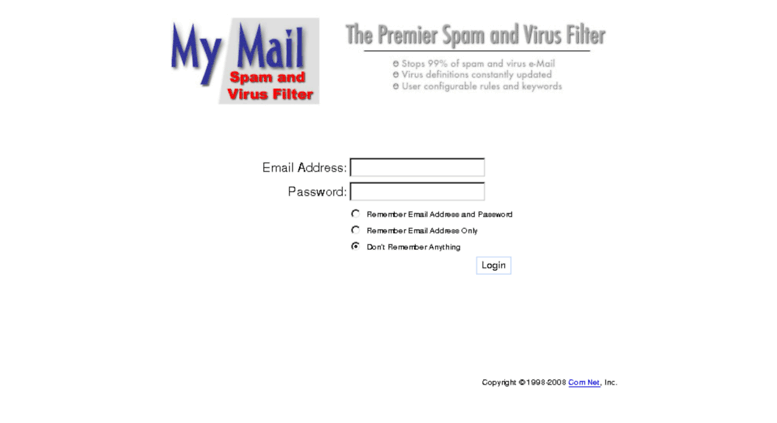 Access messagecenter.bright.net. MyMail