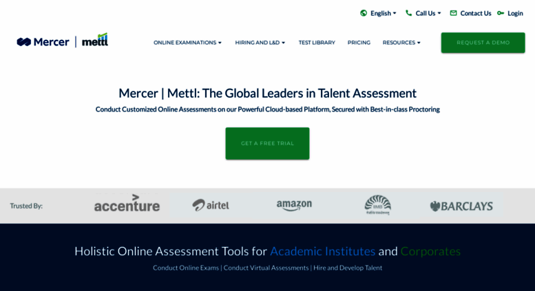 Access mettl.com. Best Online Skills Assessment Software For Hiring ...