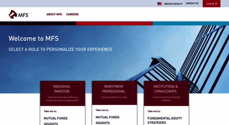 Access mfs.com. Home