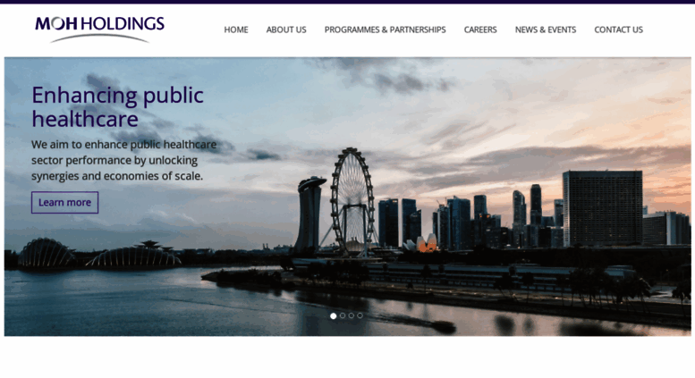 Access mohh.com.sg. MOH Holdings | Home