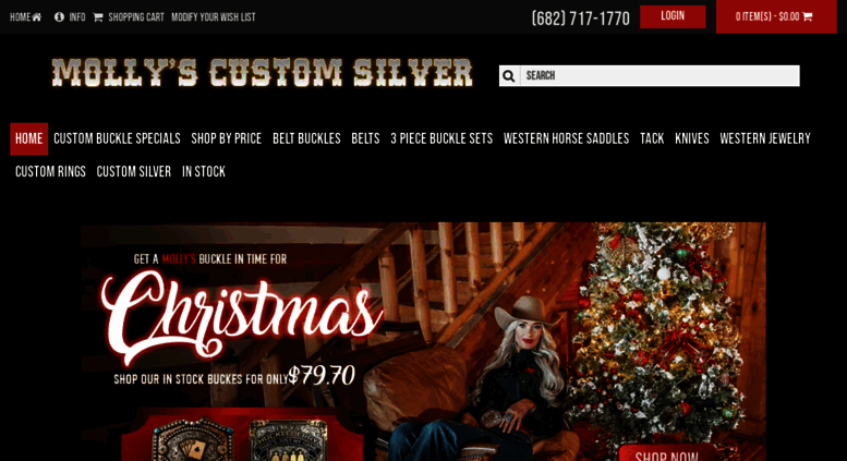 Access mollyscustomsilver.com. Custom Belt Buckles | Molly's Custom Silver