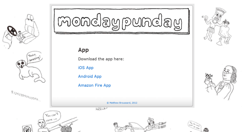 Access mondaypundayanswers.com. App « monday punday