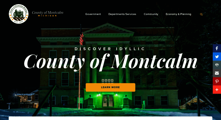Access montcalm.org. Welcome to County of Montcalm, Michigan
