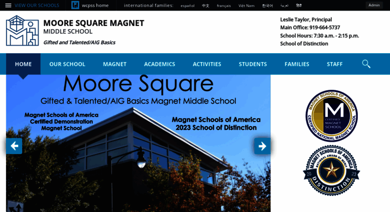 Access mooresquarems.wcpss.net. Moore Square Magnet Middle School ...