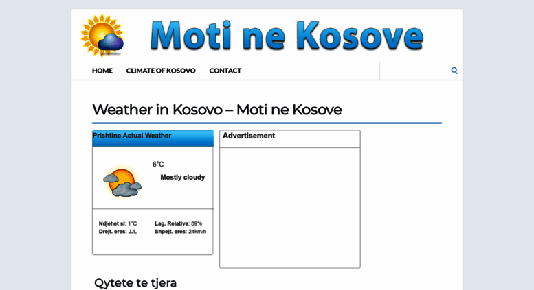 Access motinekosove.net. Moti ne Kosov – Parashikimi i Motit ne Kosove ...