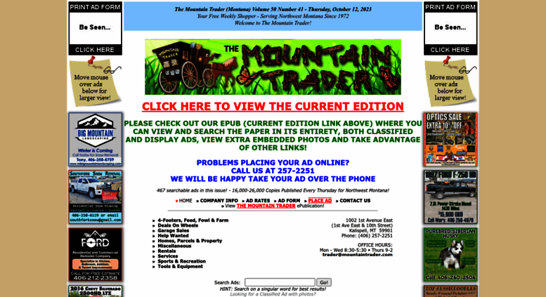 Access mountaintrader.com. The Mountain Trader (Montana) - Thursday ...