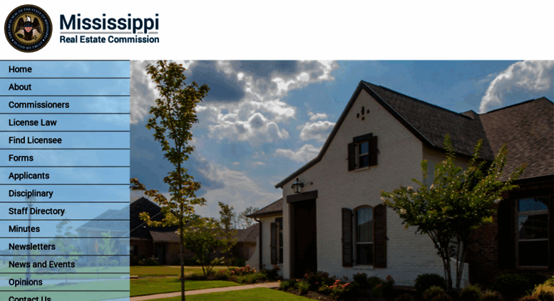 Access mrec.ms.gov. Mississippi Real Estate Commission
