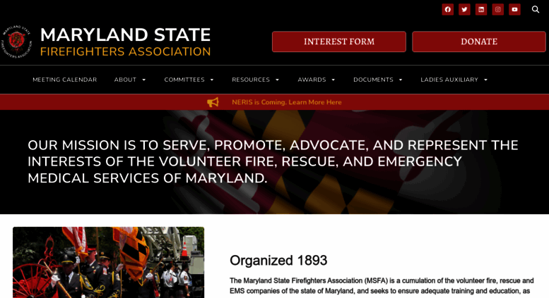Access msfa.org. Maryland State Firemen's Association (MSFA ...