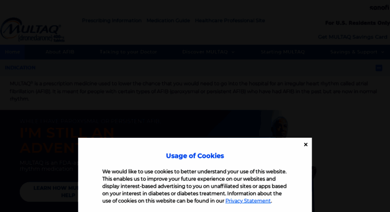 Access multaq.com. Atrial Fibrillation Medication | Multaq ...