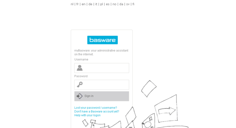 Access my.basware.be. myBasware Login